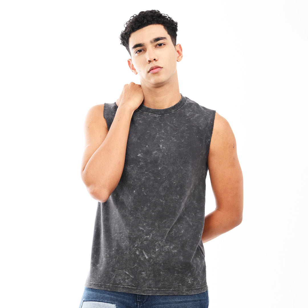 Grey Acid washed tanks - Needles and Stitches – MARTIZY